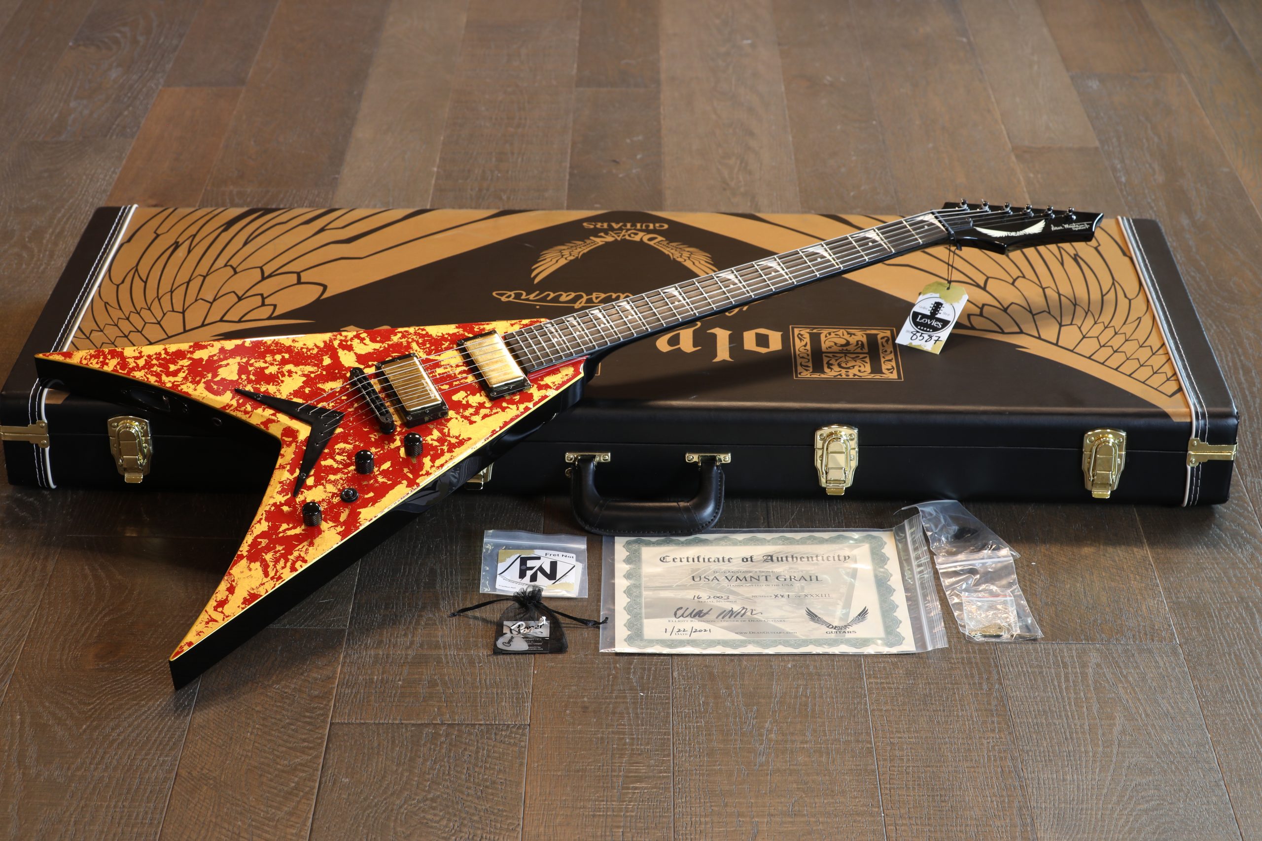Mint! 2021 DEAN Dave Mustaine USA VMNT #1 Holy Grail Electric Guitar ...