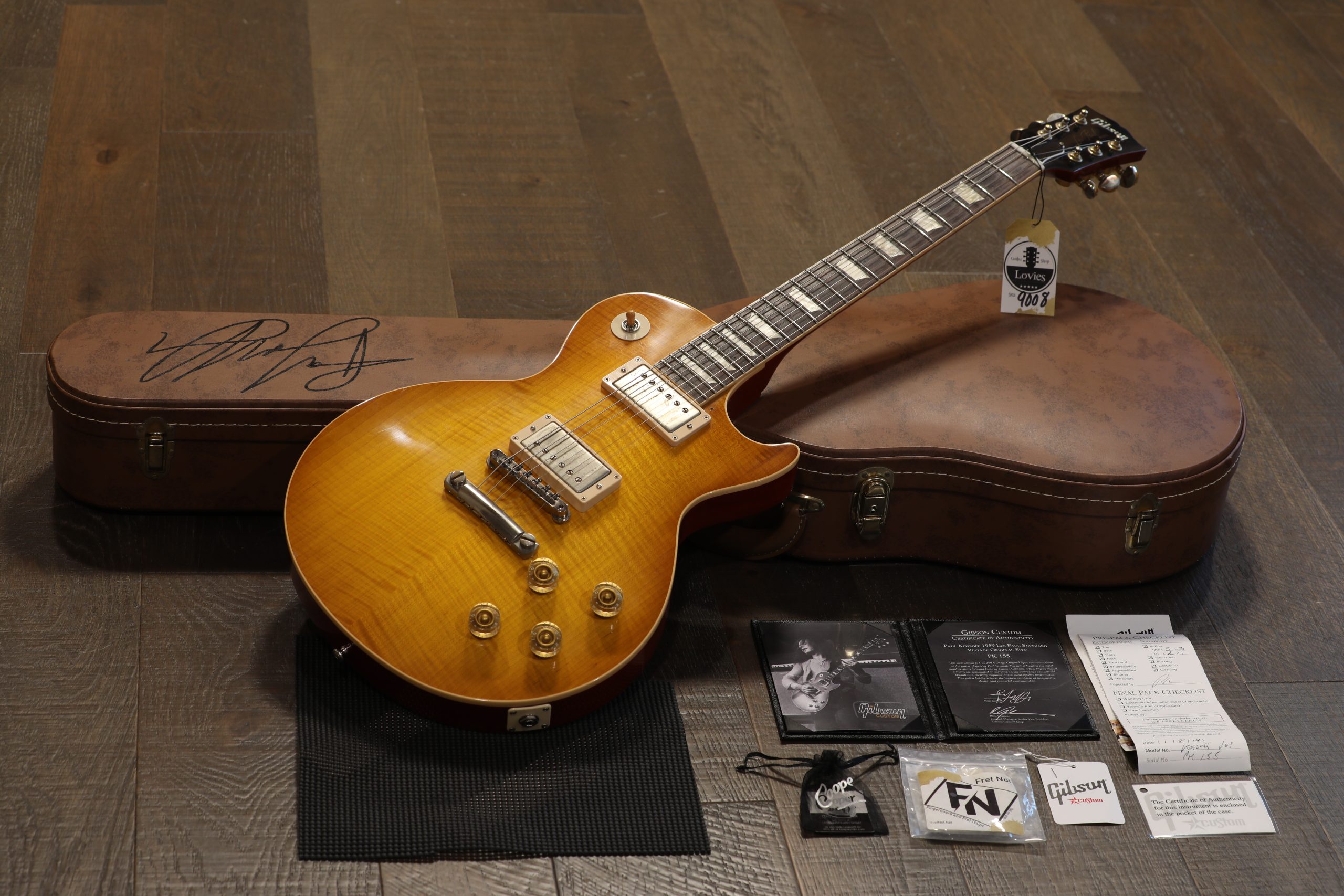 2014 Gibson Les Paul Standard Paul Kossoff 1959 Reissue Electric Guitar ...