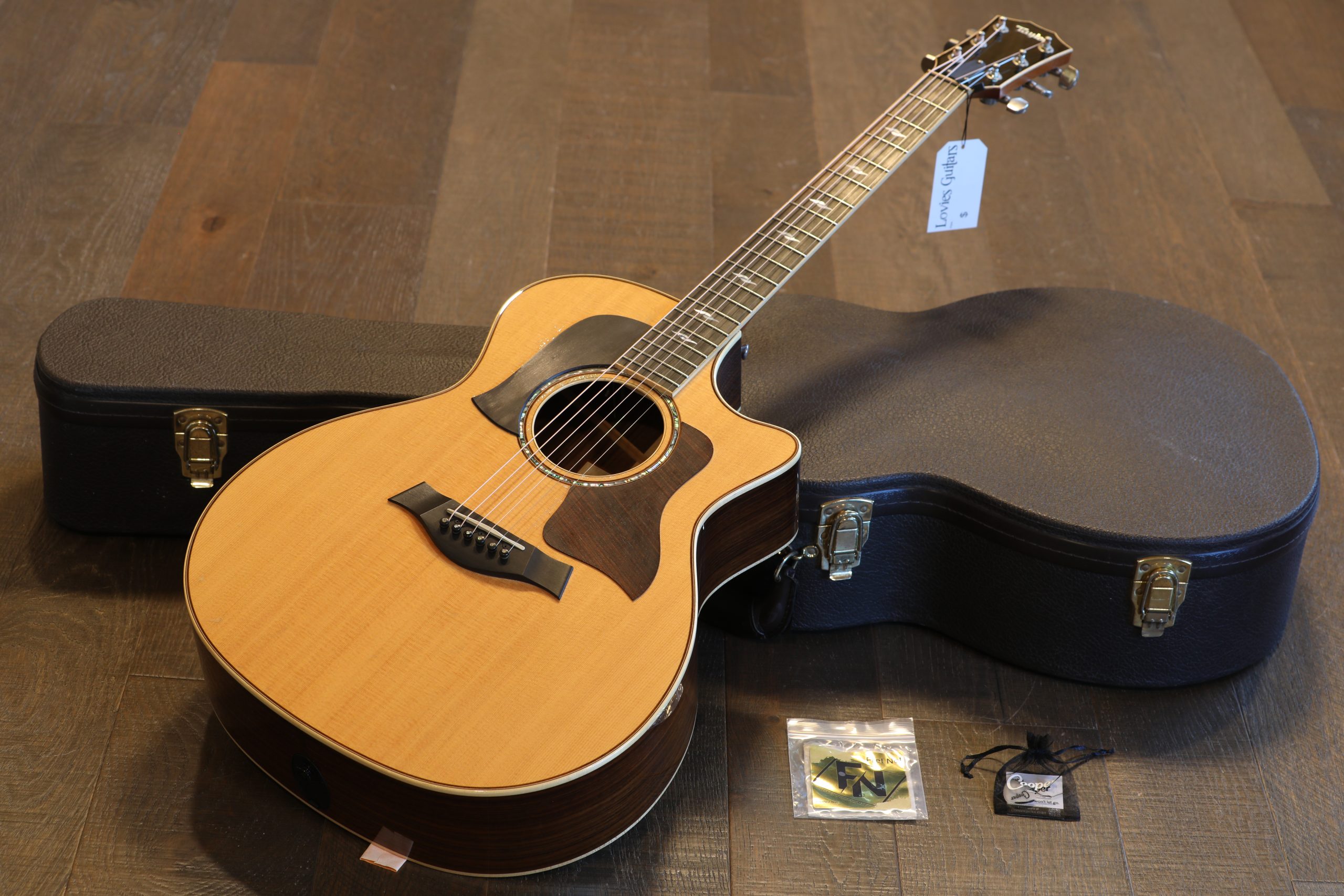 2014 Taylor 814ce with ES2 Electronics Acosutic Guitar Natural + OHSC ...